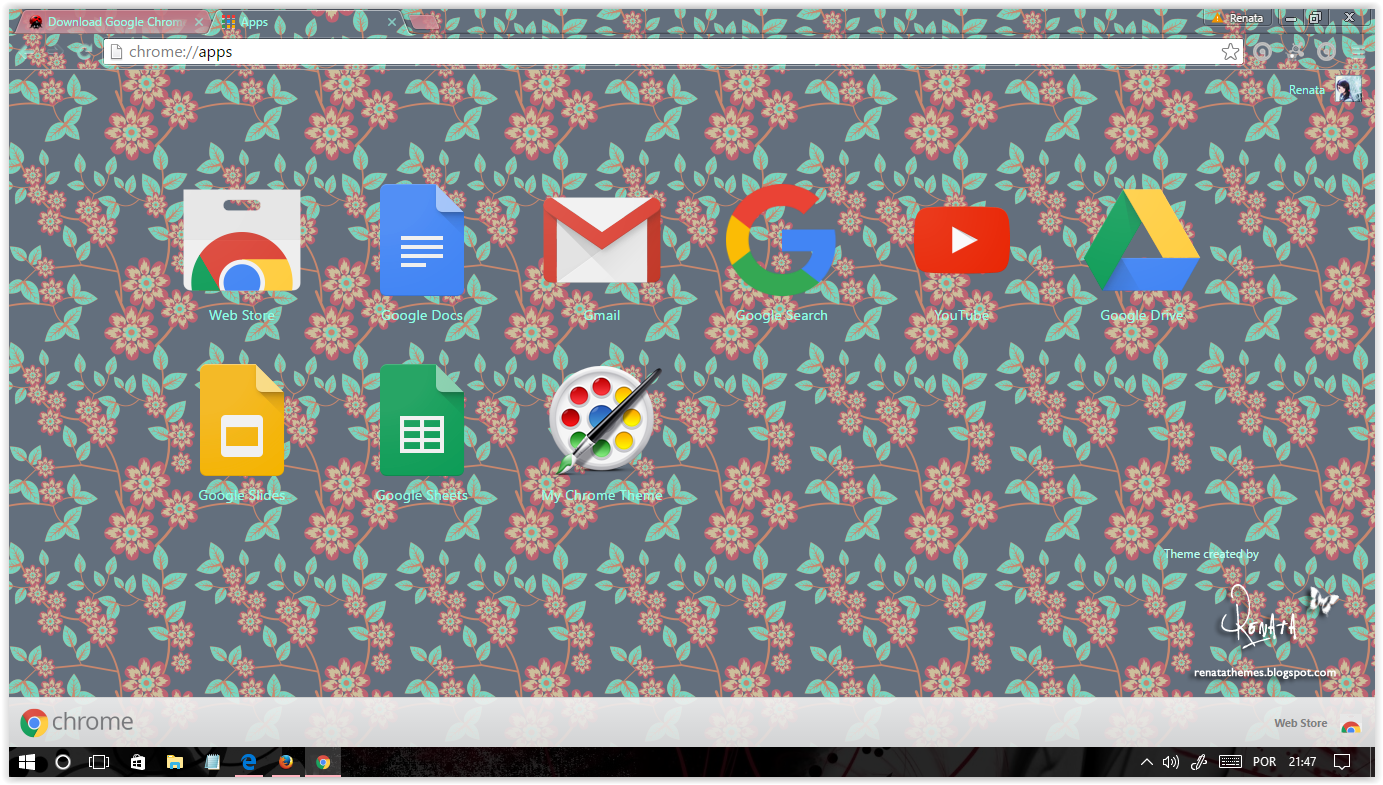 Flower Inspiration | Google Chrome Themes