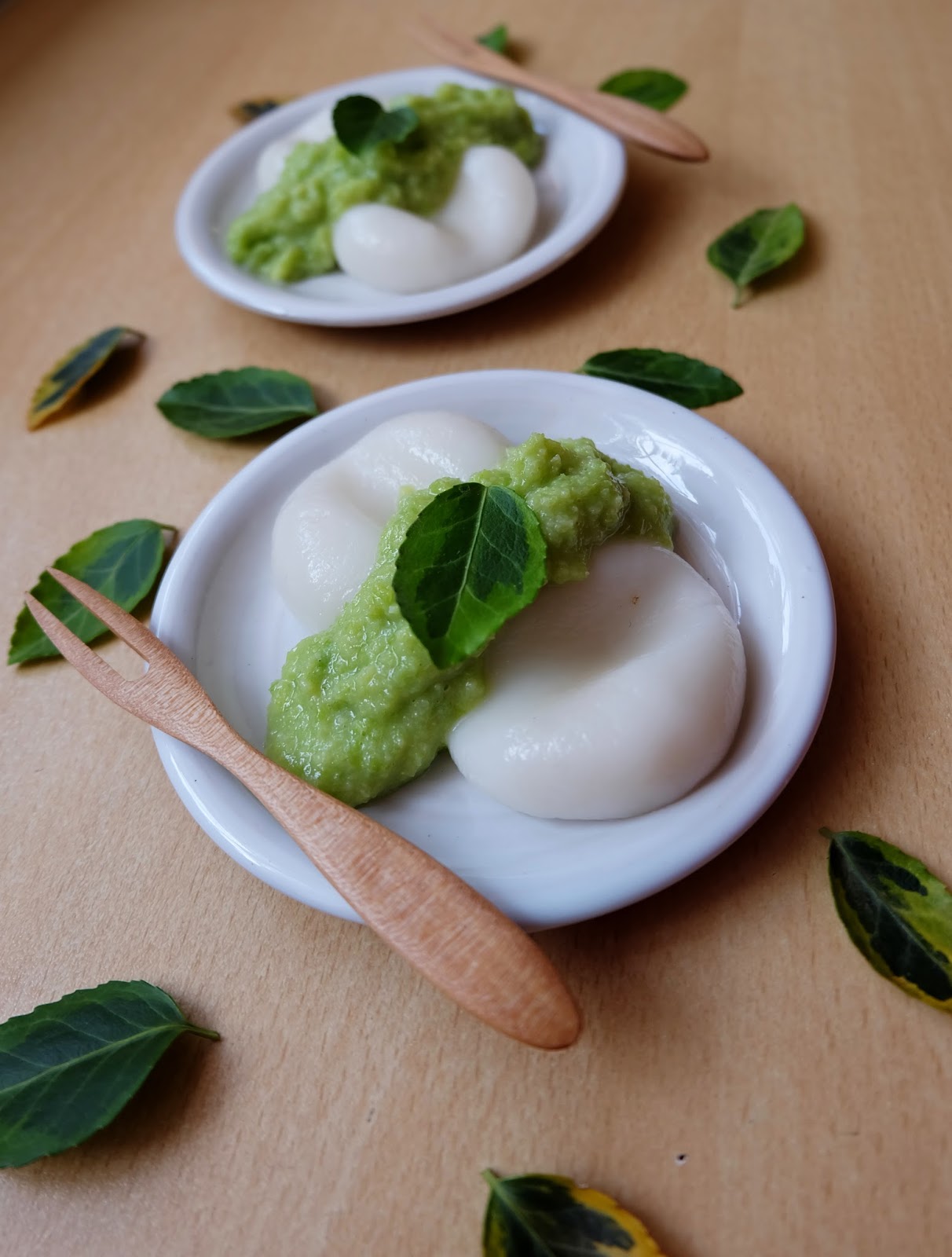 Zunda mochi ずんだ餅 - Mlsný králík z rýžového těsta