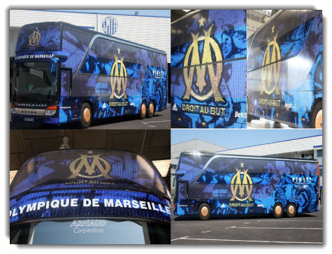 Nouveau bus Olympique de Marseille : OM bus | infos live