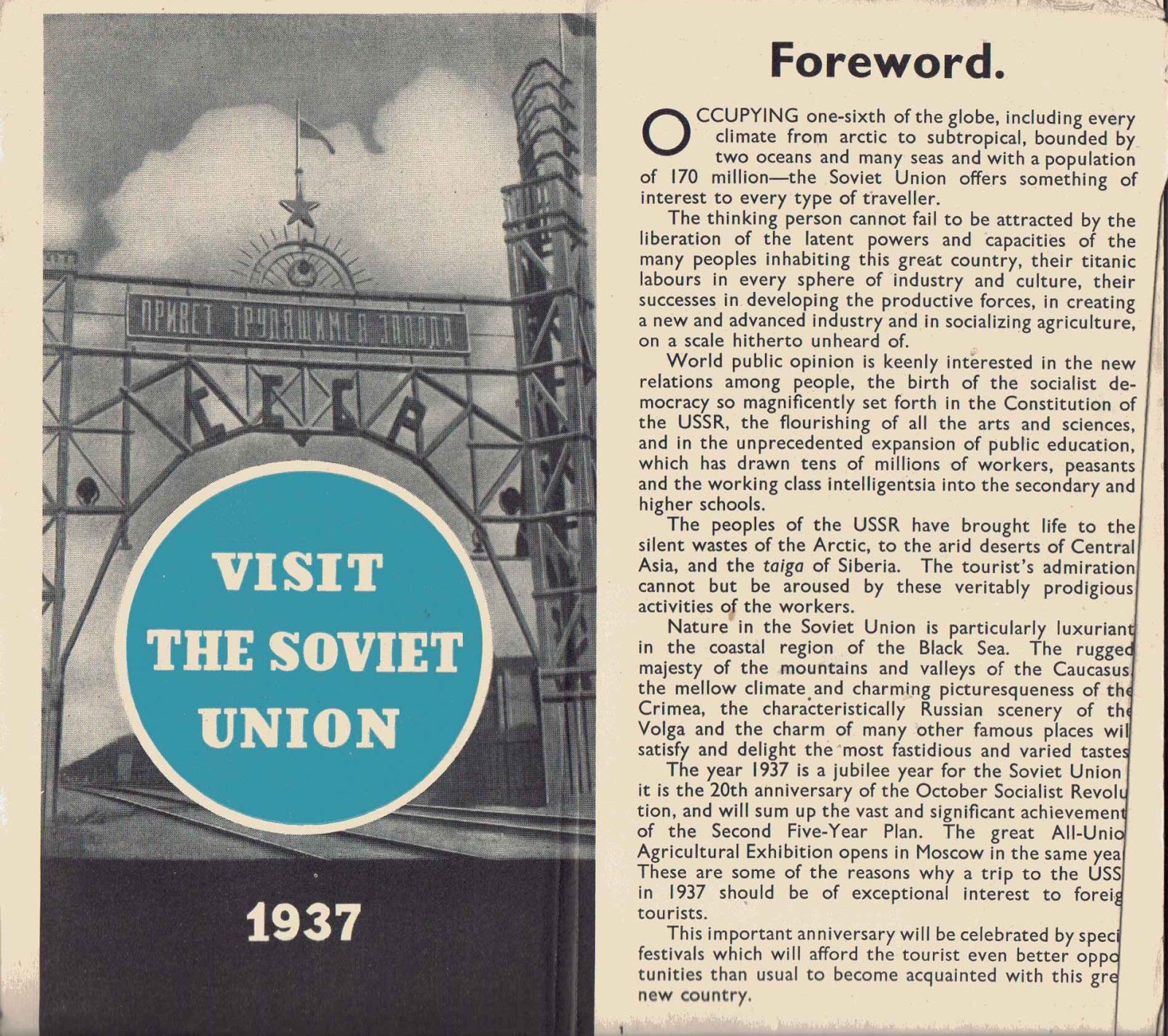 Visit the Soviet Union 1937 – Historic Croydon Airport
