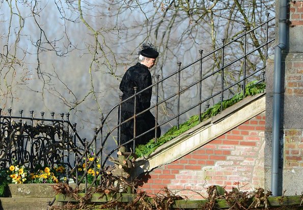 Danish Royals Attend Niels Krabbe Iuel-Brockdorff Funeral
