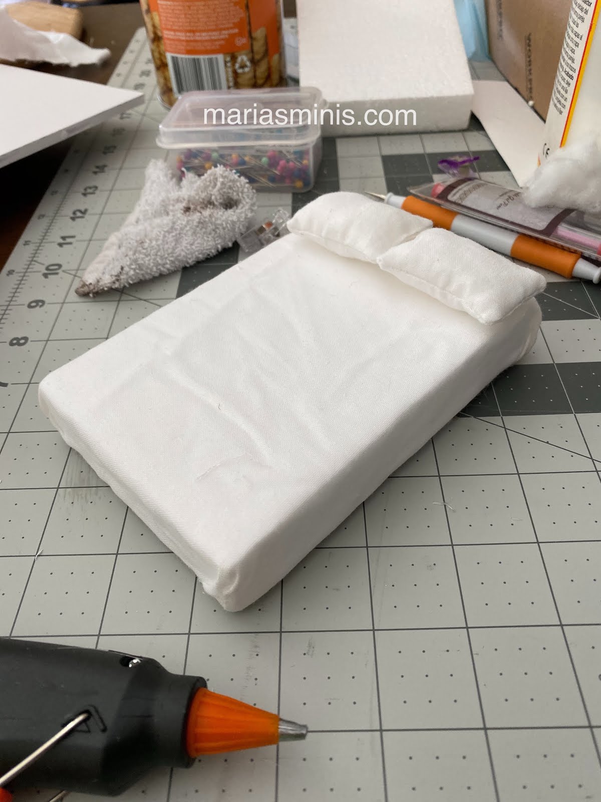 No Sew Miniature Mattress Bed And Bedding