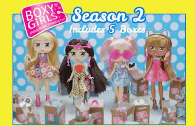 Boxy Girls серия 2: новые шарнирные куклы с посылками-сюрпризами