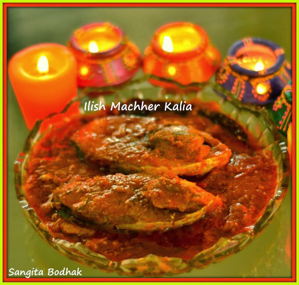 Chef Sangita's Food Mine: Ilish Machher Kalia (Hilsa Fish Kalia)