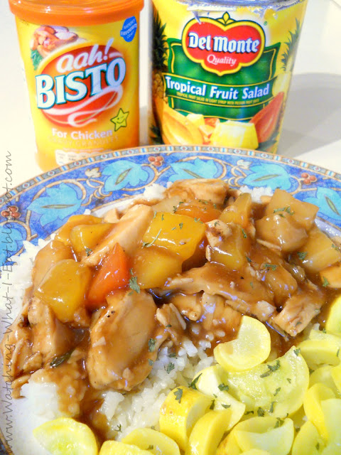 Watching What I Eat: Tropical Chicken & Veggies