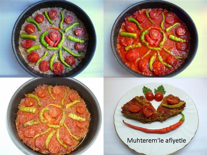 Muhterem'le Afiyetle: KİLİS TAVA (TEPSİ KÖFTESİ)