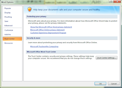 TUTORIAL ILMU KOMPUTER: Fungsi - Fungsi Word Options Pada Microsoft ...