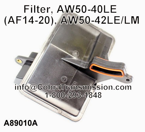 Cobra Transmission Parts 1-800-293-1848: Aisin Warner AW50-40LE, AW50 ...