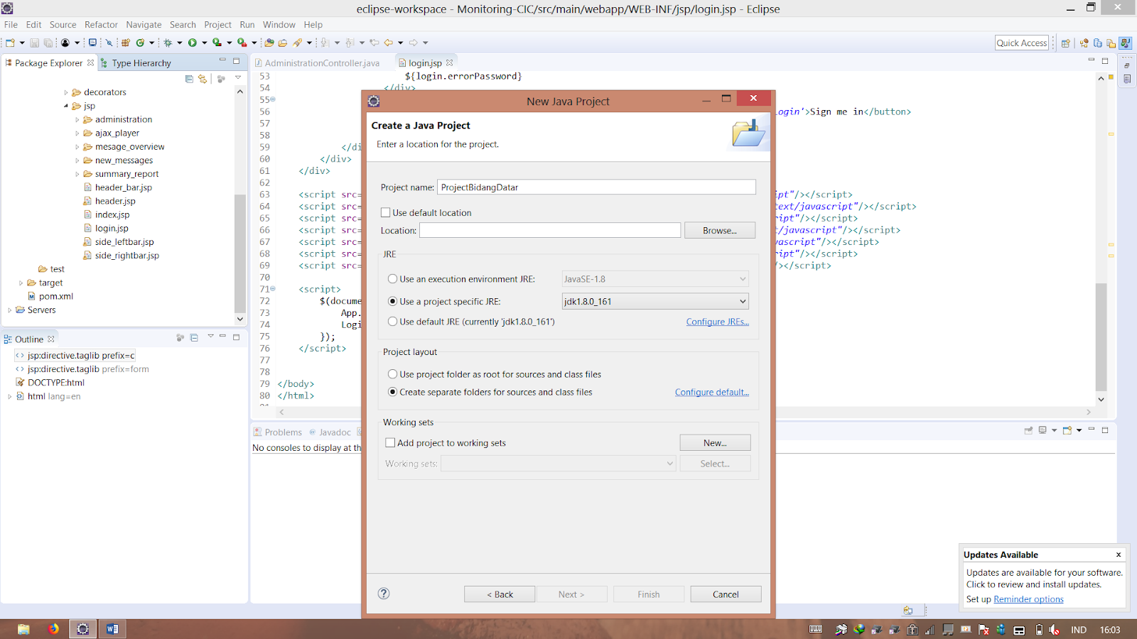 Tutorial Java - Mengenal Workspace, Project dan Class (Part1)