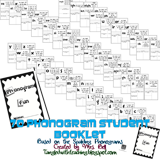 Tangled with Teaching: Phonograms Galore! And freebie...