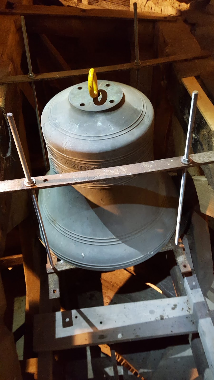 Strensham Bell Tower Augmentation: Rope guide finished