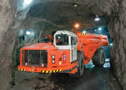 TP-Miniatures: Dumper souterrain TH 550 de Sandvik