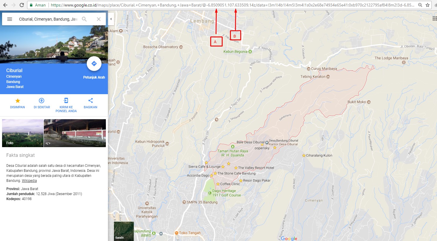 Format Pencarian Titik Koordinat Desa di Google Maps · GitHub
