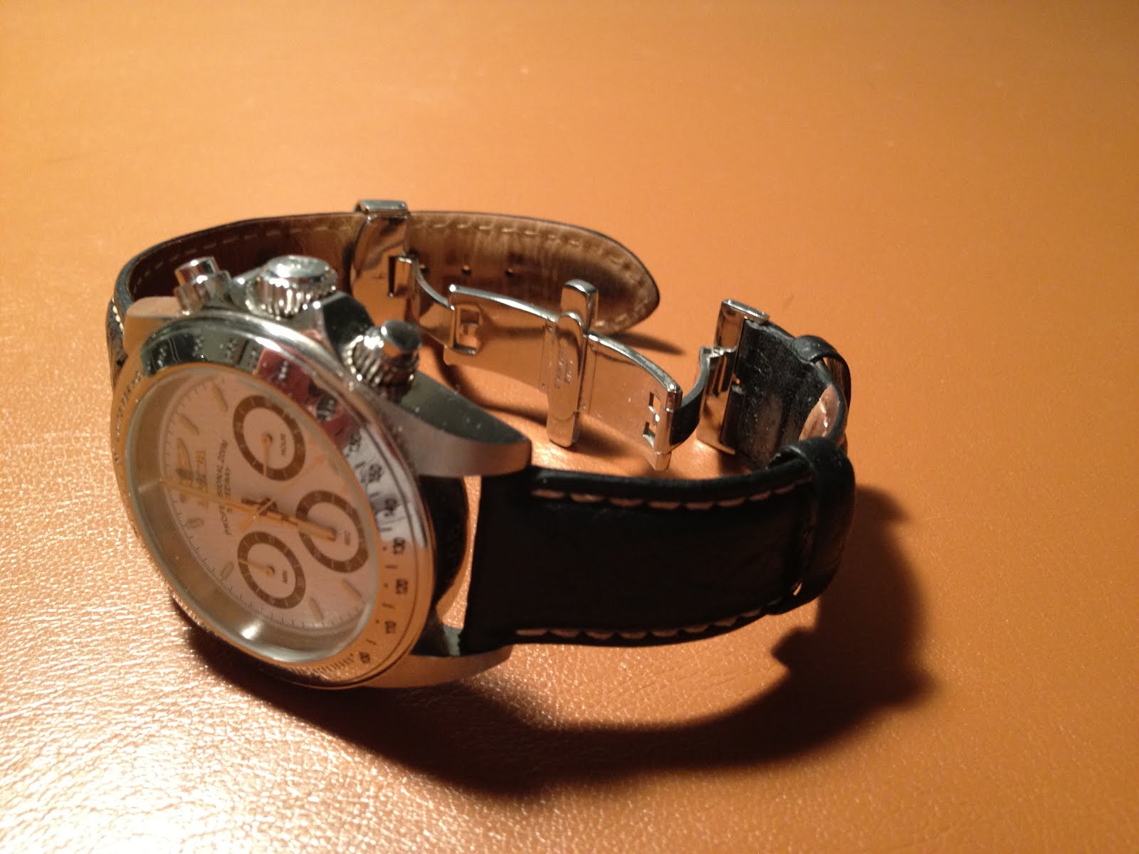 Gentleman Horologist: Invicta Speedway - White face - Black leather ...