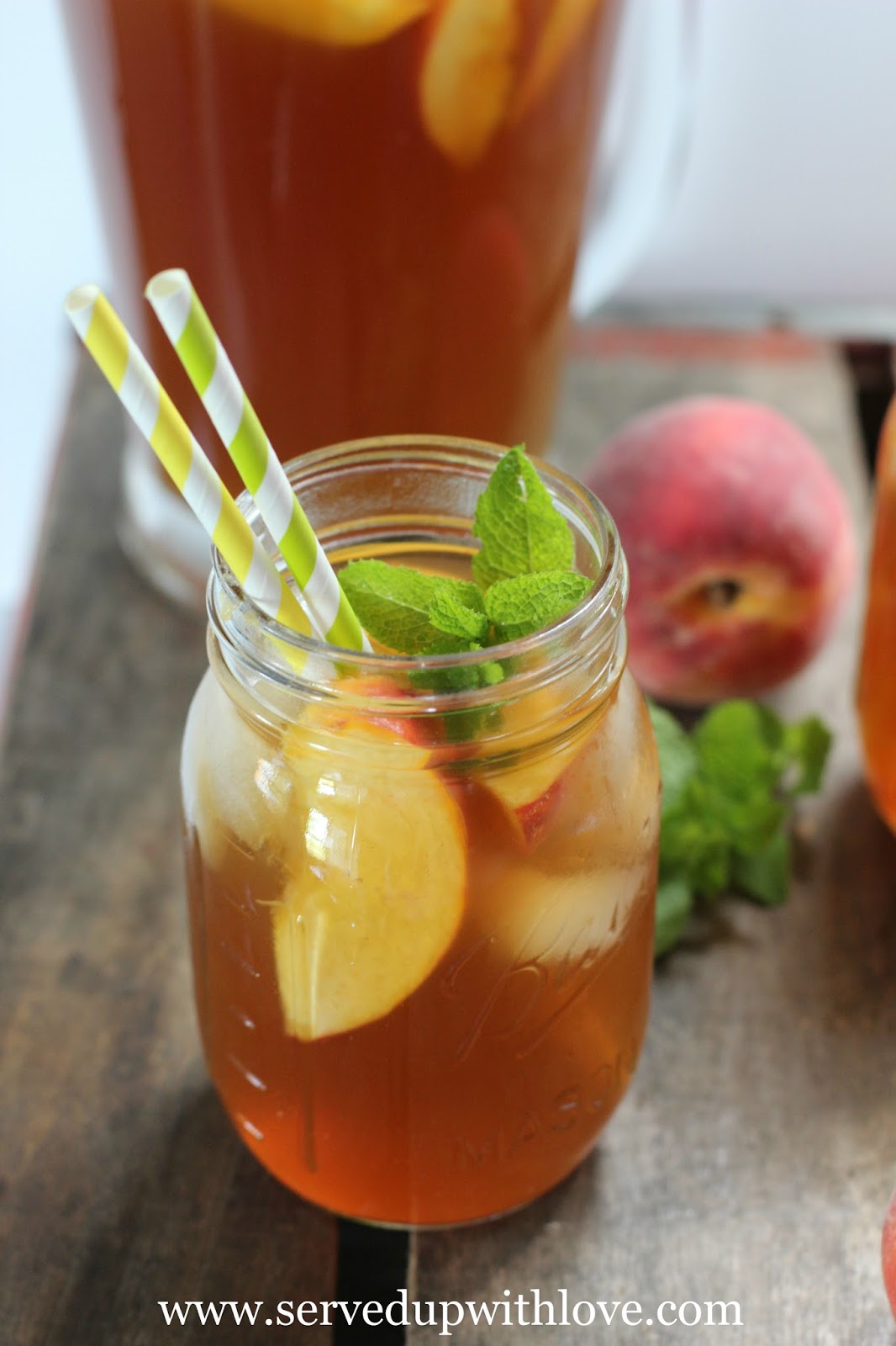Served Up With Love: Peach Tea