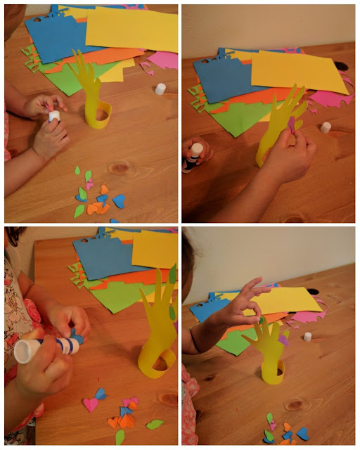 Handprint Tree Craft - The Joy of Sharing