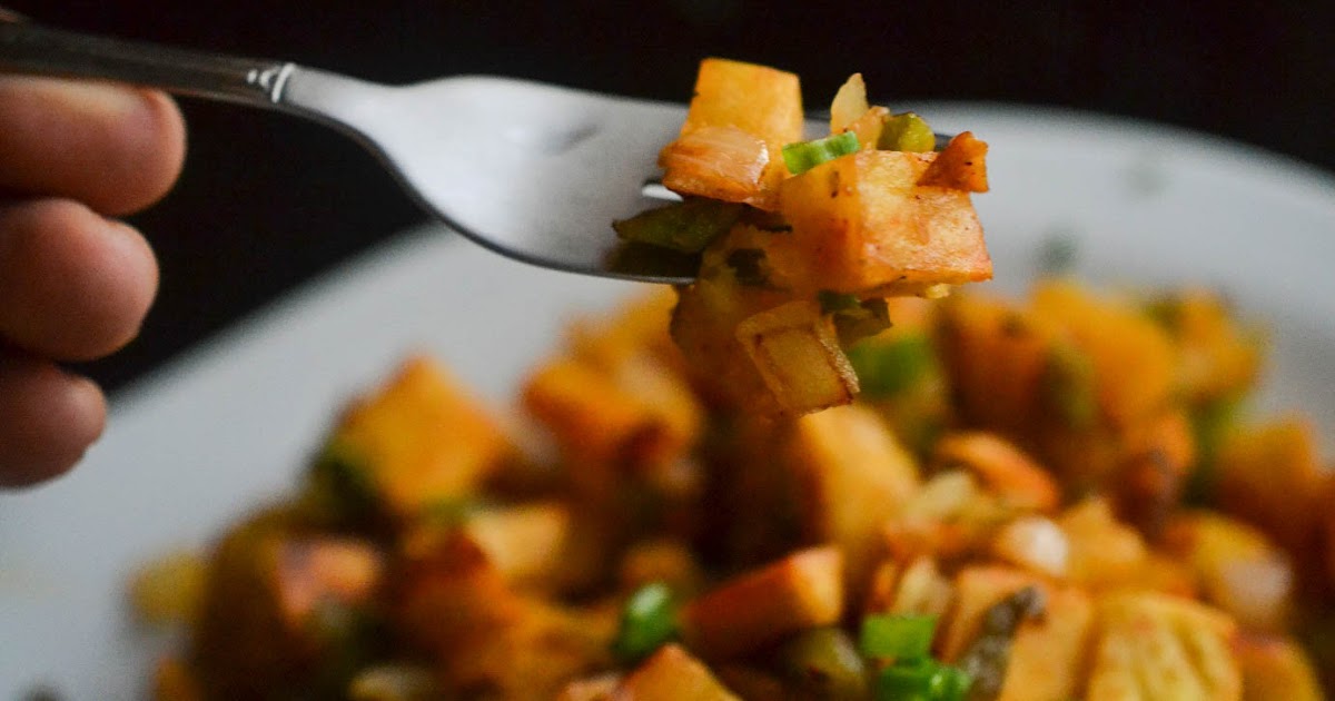 Greedy Girl : Sweet potato and roasted pepper hash