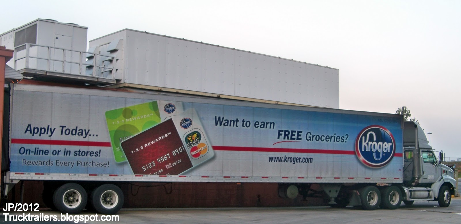 TRUCK TRAILER Transport Express Freight Logistic Diesel Mack Peterbilt ...