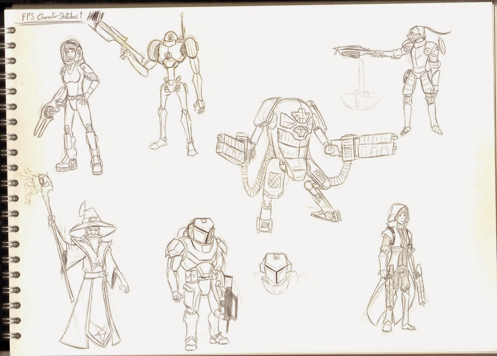 Sean Gannon MA Games Design: Final Project Brief and Prototype Characters