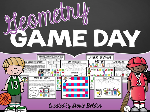Geometry Games and Ideas for 1st & 2nd Graders