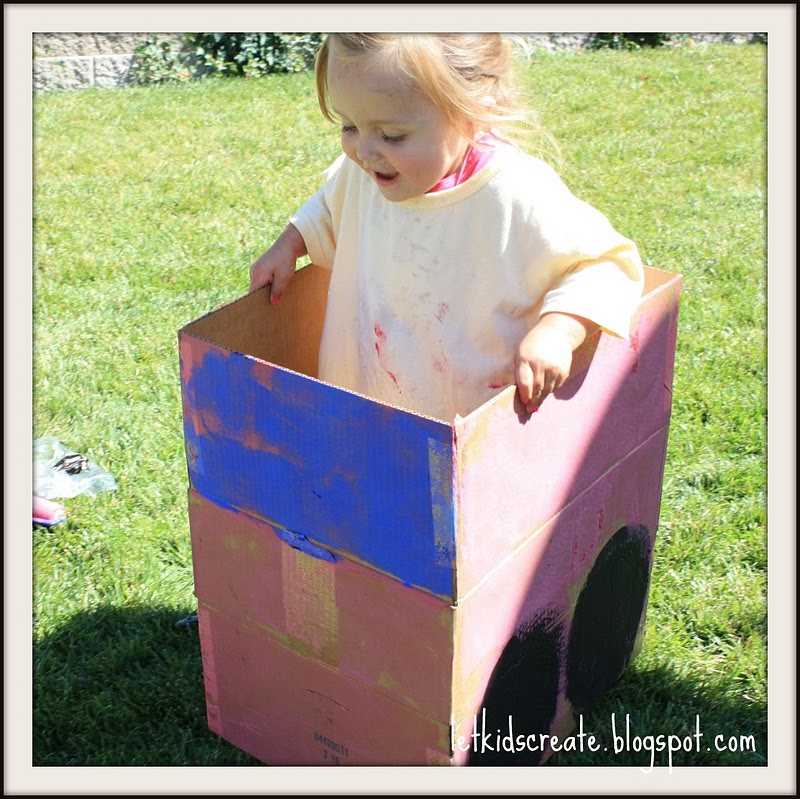 How To Make A Cardboard Fire Truck Costume - Design Talk