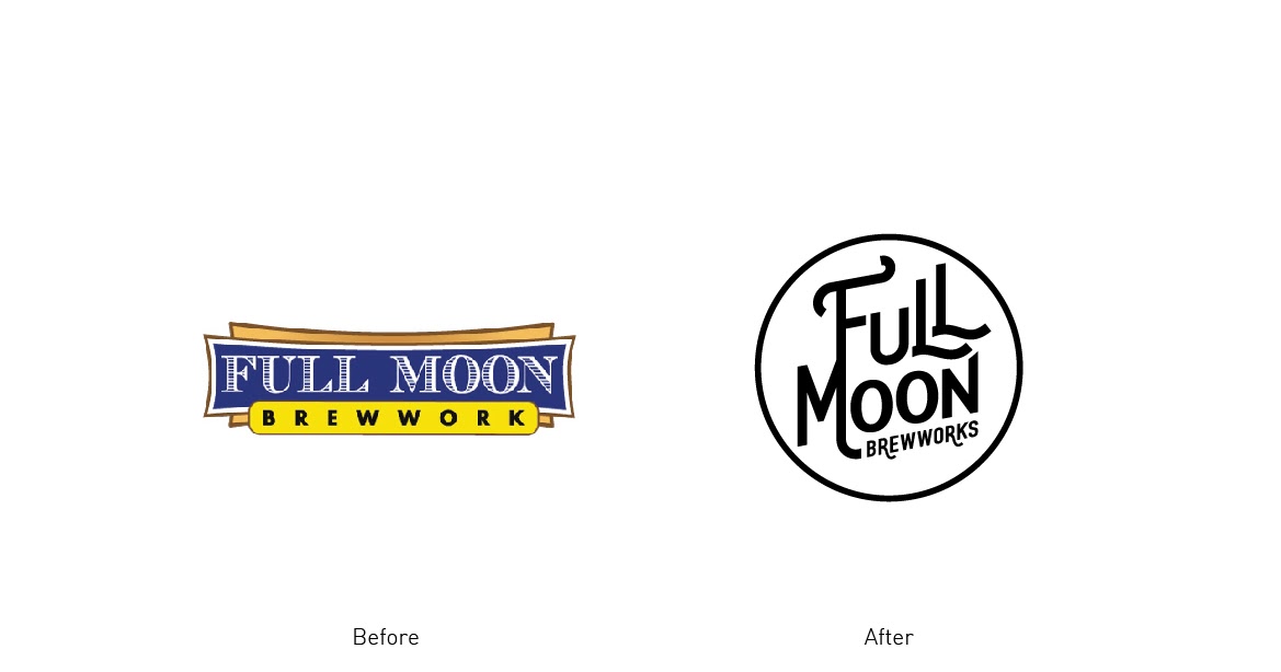 MO/DAYS: New Logo Design for Full Moon Brewworks