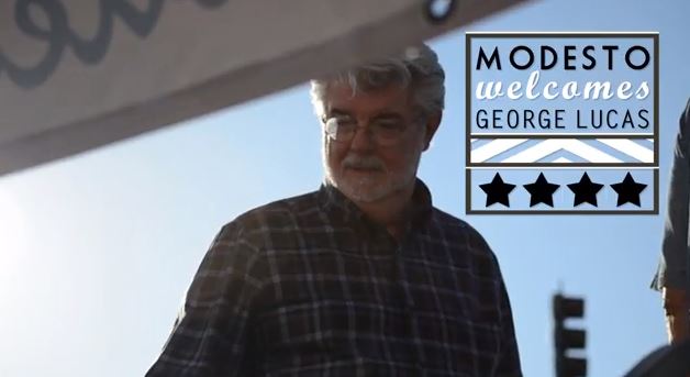 George Lucas at Modesto Graffiti Car Parade 2013