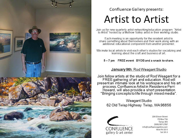 Confluence Gallery and Art Center: Artist to Artist at Rod Weagant ...