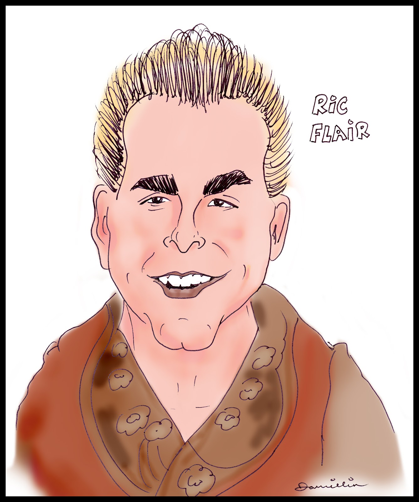 Daniel Lim - Caricature: WWF Wrestling Superstars: Hulk Hogan, Macho ...