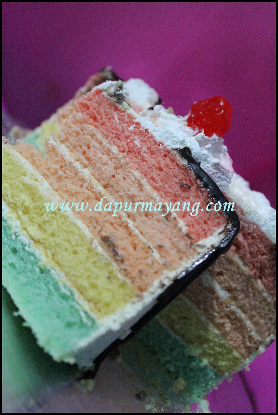 Order Kue Online Adiel Cakes by Dapur Mayang: Rainbow cake (resep)