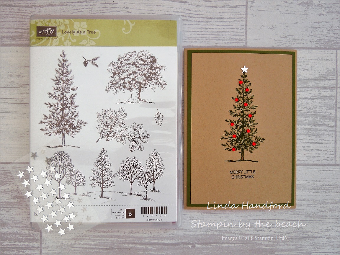 Stampin by the beach: Lovely as a Tree Stampin' Up! Classic