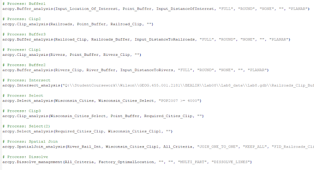 Geography 455: Web GIS: Geoprocessing Services