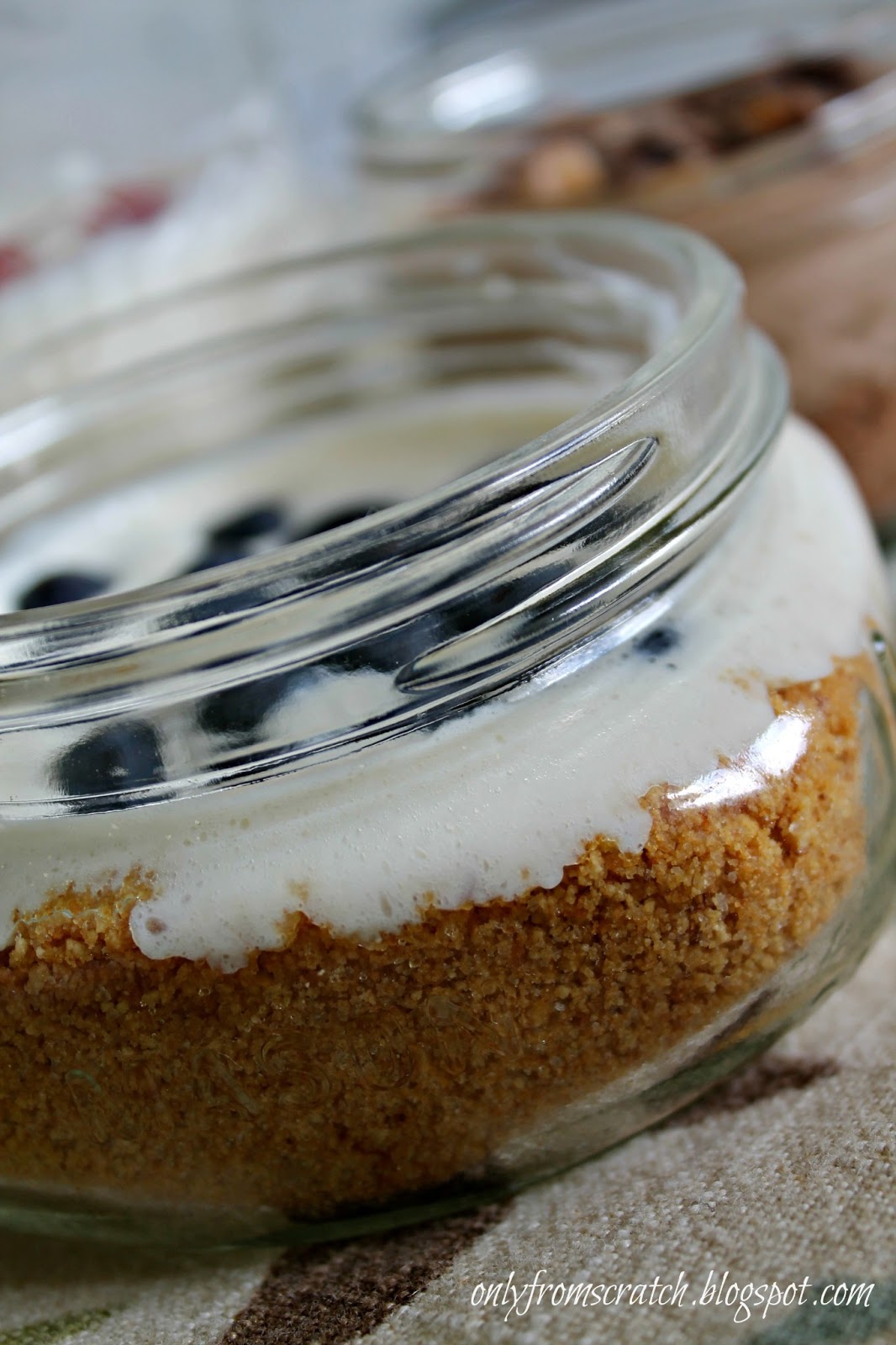 Only From Scratch: No Bake Cheesecake in a Jar