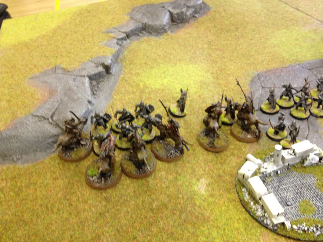 East Grinstead Wargaming Sussex: LOTR: Battle Report - SBG Mordor v Gondor