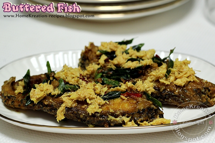 HomeKreation - Kitchen Corner: Buttered Fish