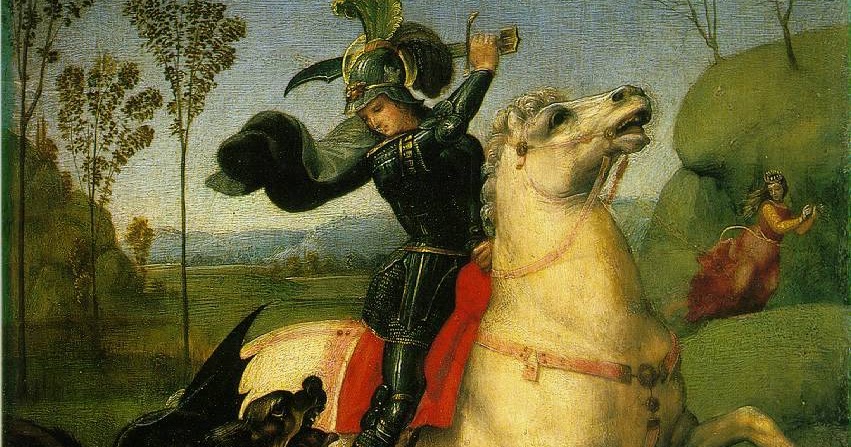 Grandes Obras: St. George and the Dragon, Raphael