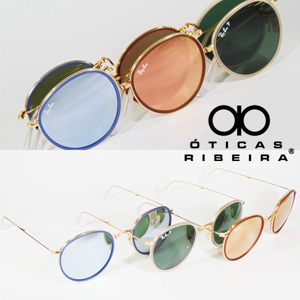 Óticas Ribeira: Ray Ban 3517, redondinho e dobrável!