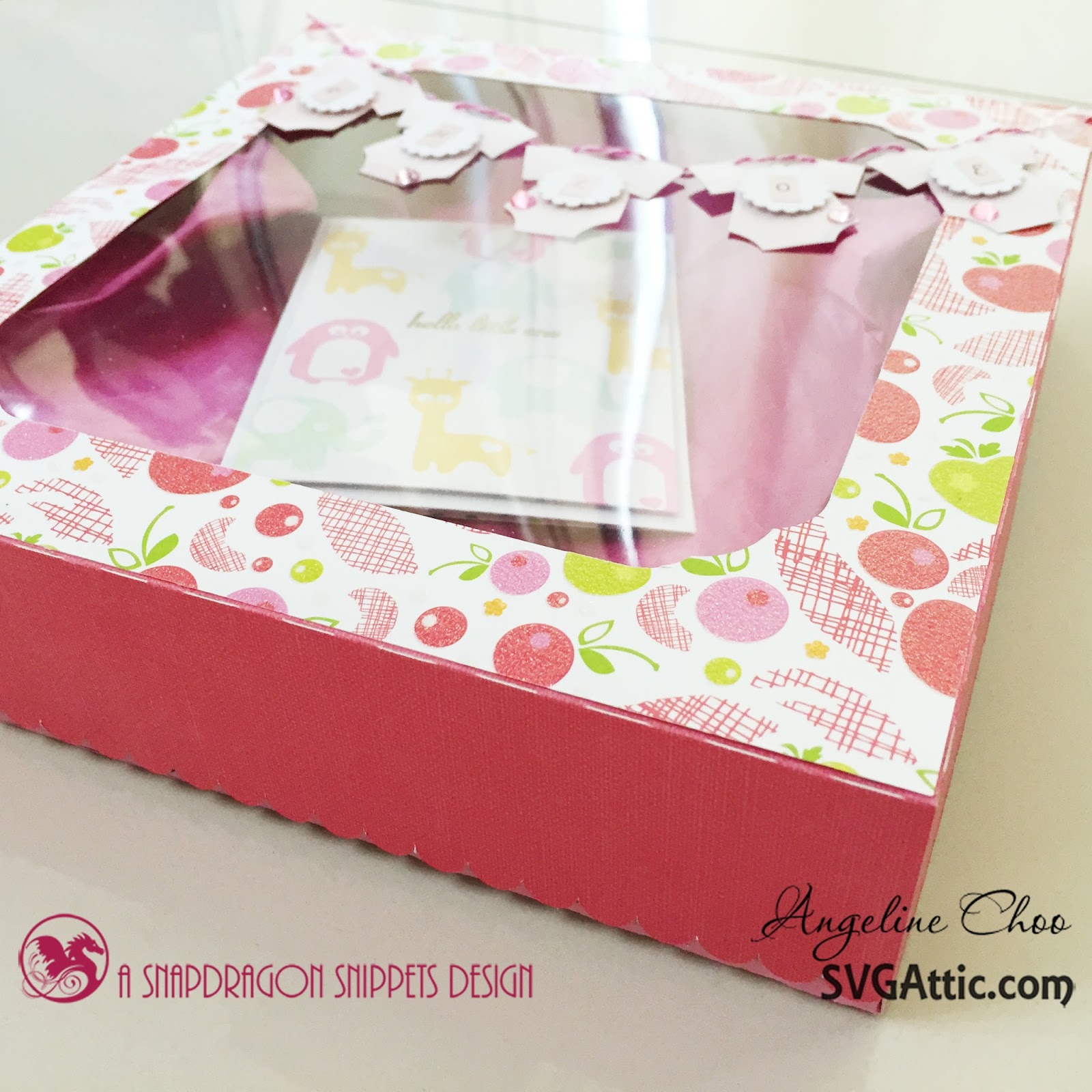 SVG Attic Blog: Baby Onesies Gift Box with Angeline