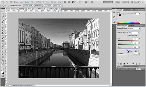 DezignEasy: B&W conversion in Photoshop, Camera Raw and Lightroom