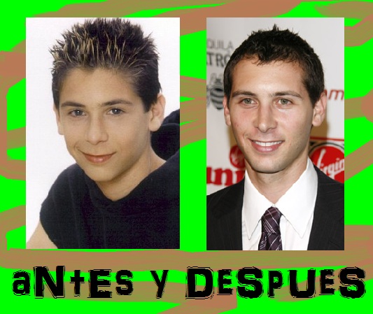 Antes y Despues de los Artistas: Justin Berfield