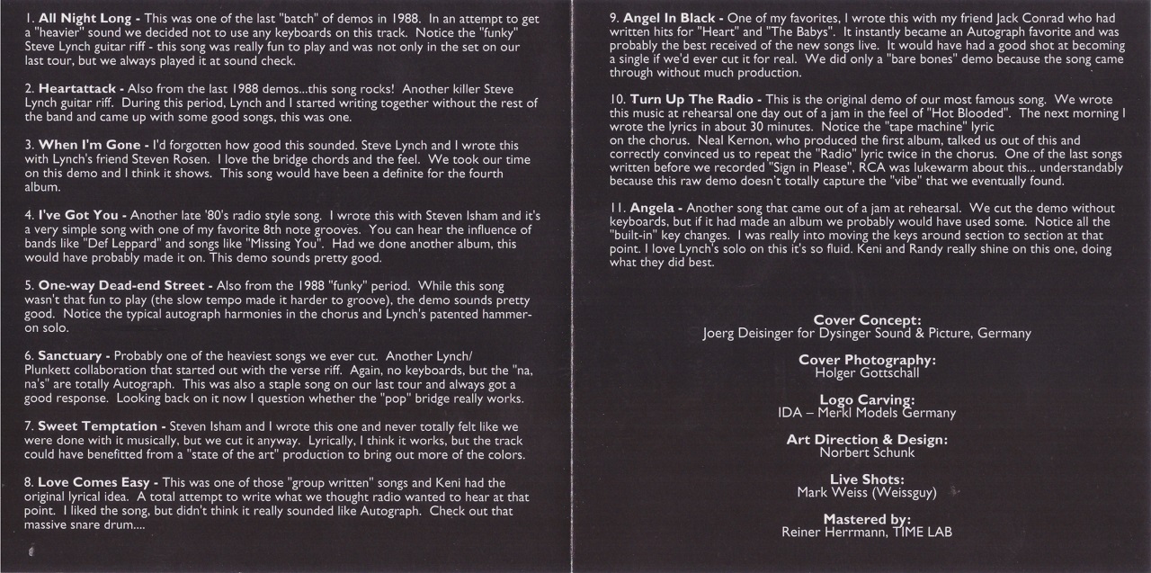 Cries from the Quiet World: Autograph "Missing Pieces"