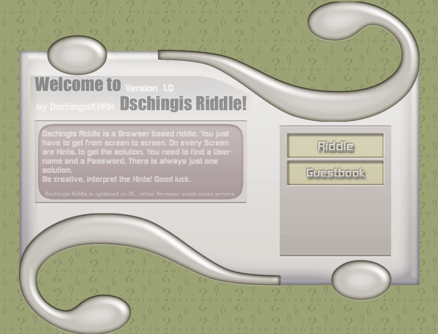 List of Riddle Games... (SUPER LENGKAP) Part 1 ~ Blue Light