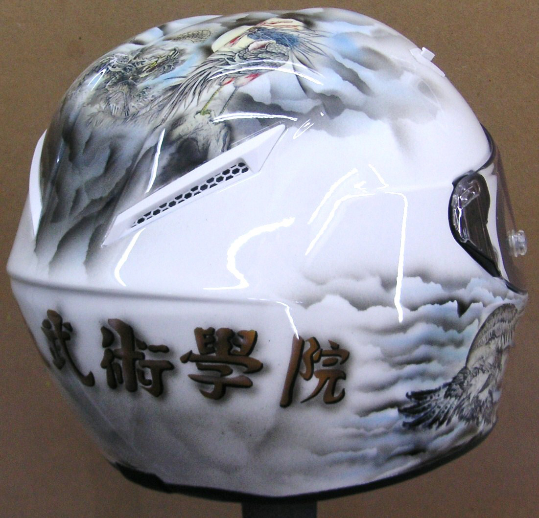 Hand Painted Helmets - Design your helmet today..!!: Custom Airbrushed ...