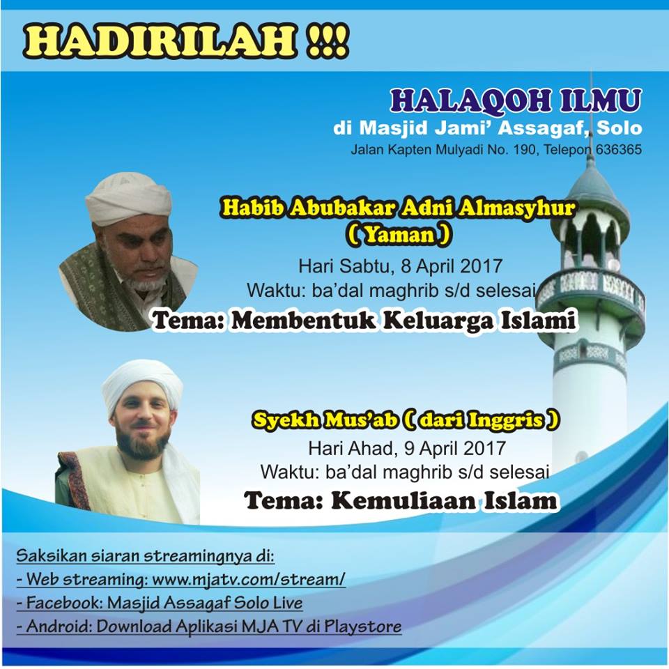 Halaqoh Ilmu di Masjid Jami' Assegaf