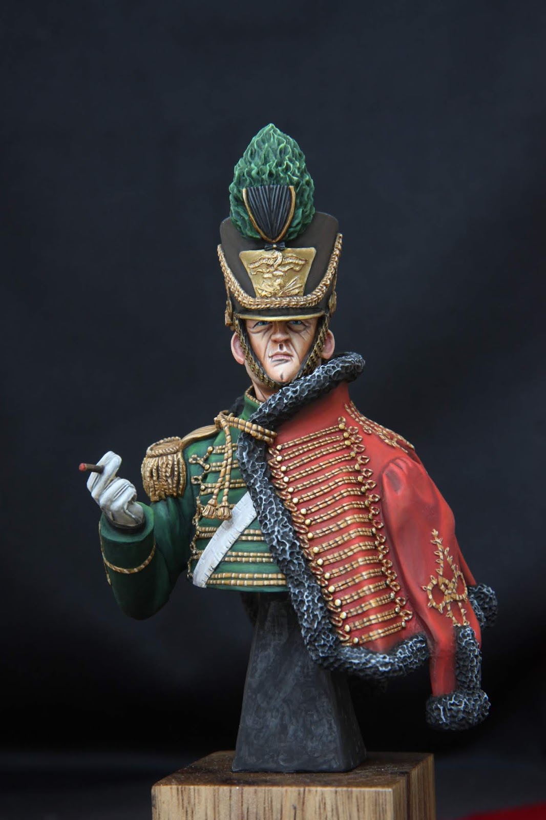 PAINTED FIGURES BY MIKE CRAMER: Boston Hussar 1810-1817