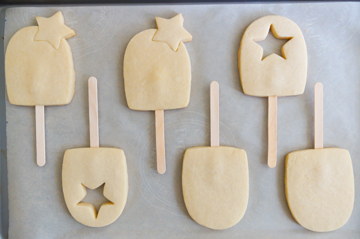 Bomb Pop-esque Cookies for 4th of July and a Texas Summer | Bake at 350°