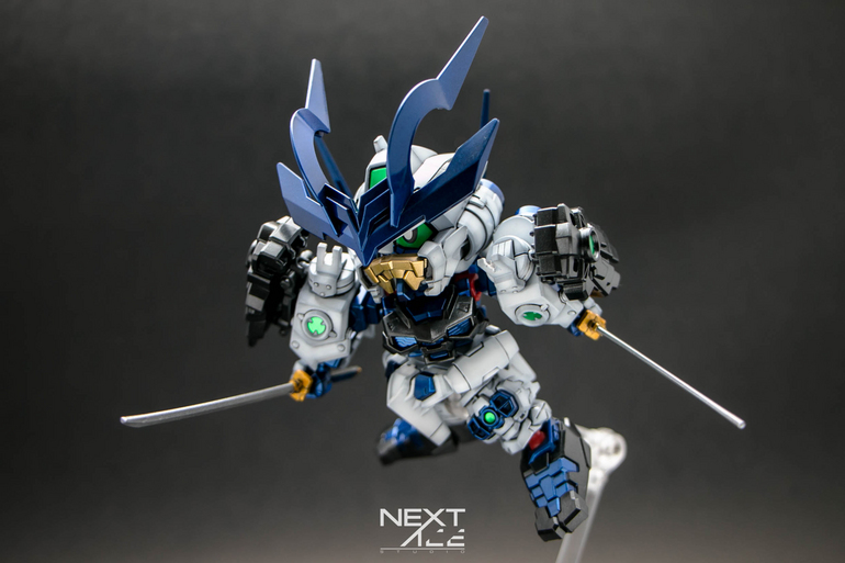 Painted Build: SD BB Senshi Sengoku Astray "Blue Frame"