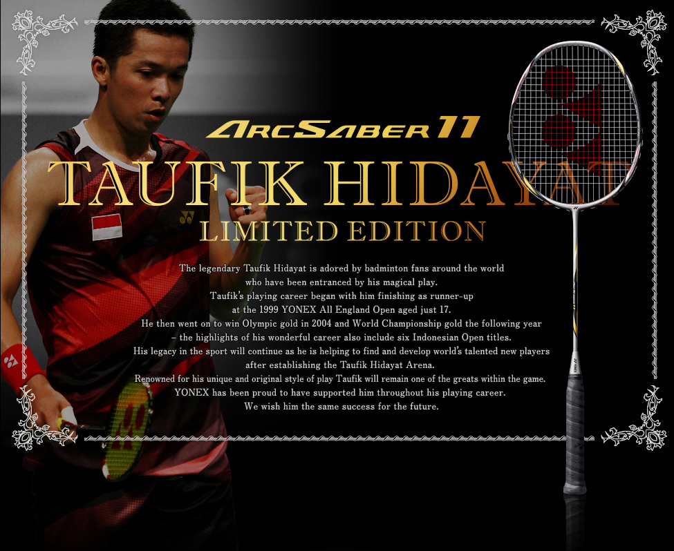 Of badminton things: Coming Soon: Yonex ArcSaber 11 Taufik Hidayat ...