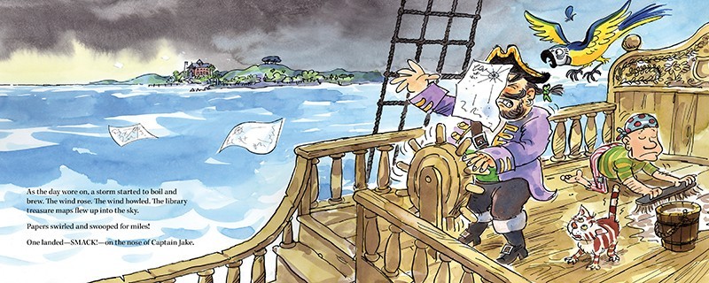 Lazy Day Literature: Picture Book Review: Pirates In The Library by ...