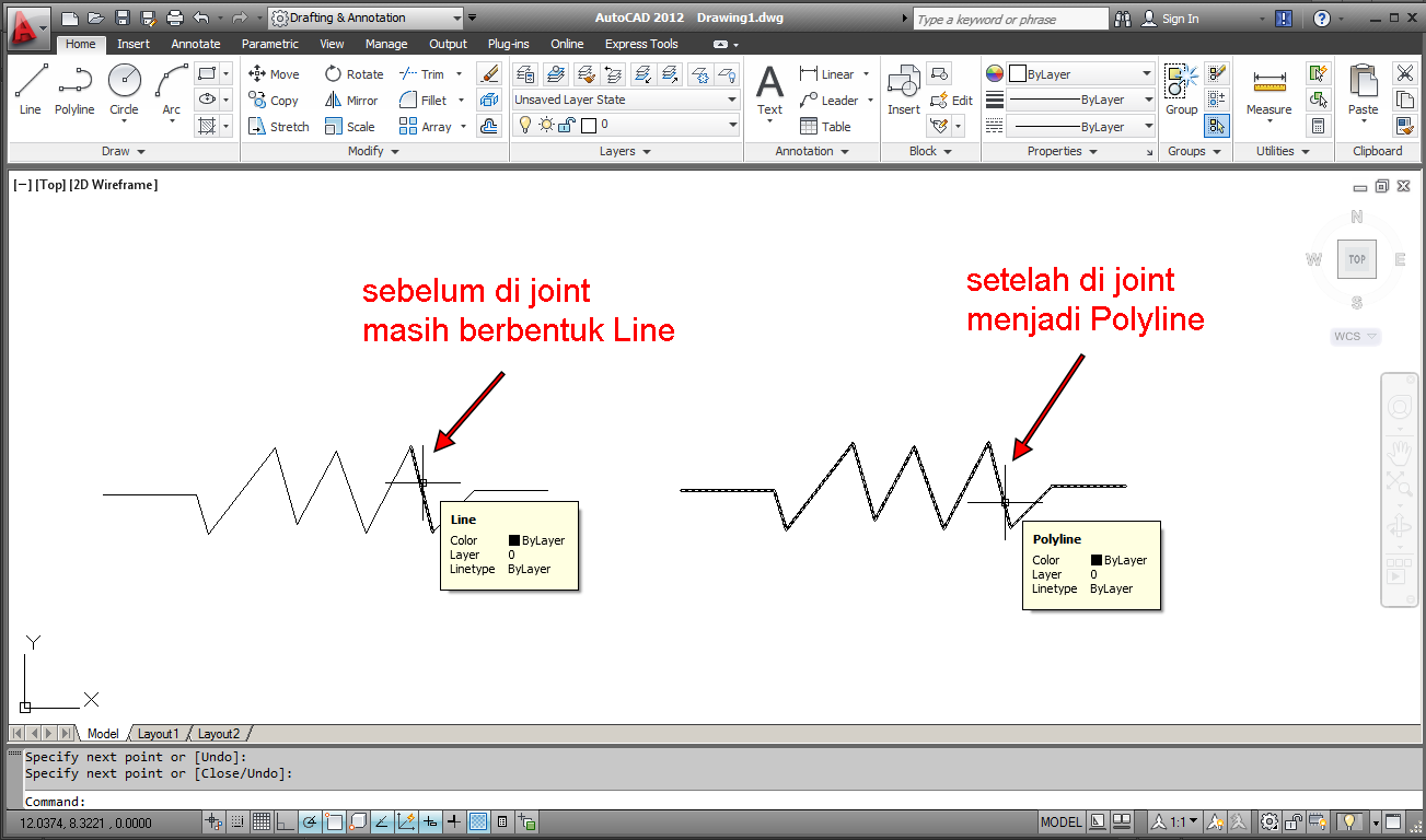 Post 23 : Perintah Untuk Menggabungkan Objek part 1 - Go Auto CAD